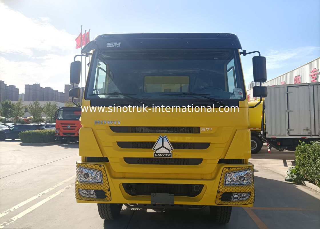 SINOTRUK HOWO 6x4 LHD Yellow Tipper Dump Trucks 371HP