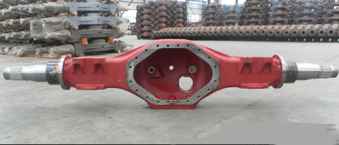 Steel Truck Spare Parts AC16 Driving Alxe 16 Tons Double Reduction Rear ...