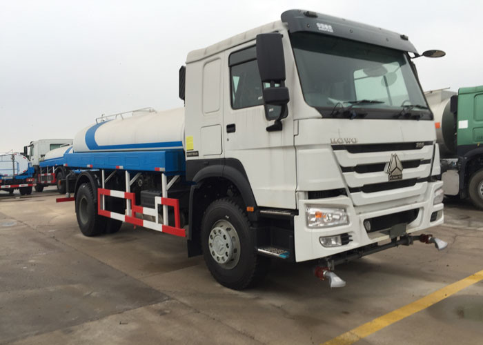 High Efficiency Construction Water Tank Truck 10CBM With 360 Degrees ...
