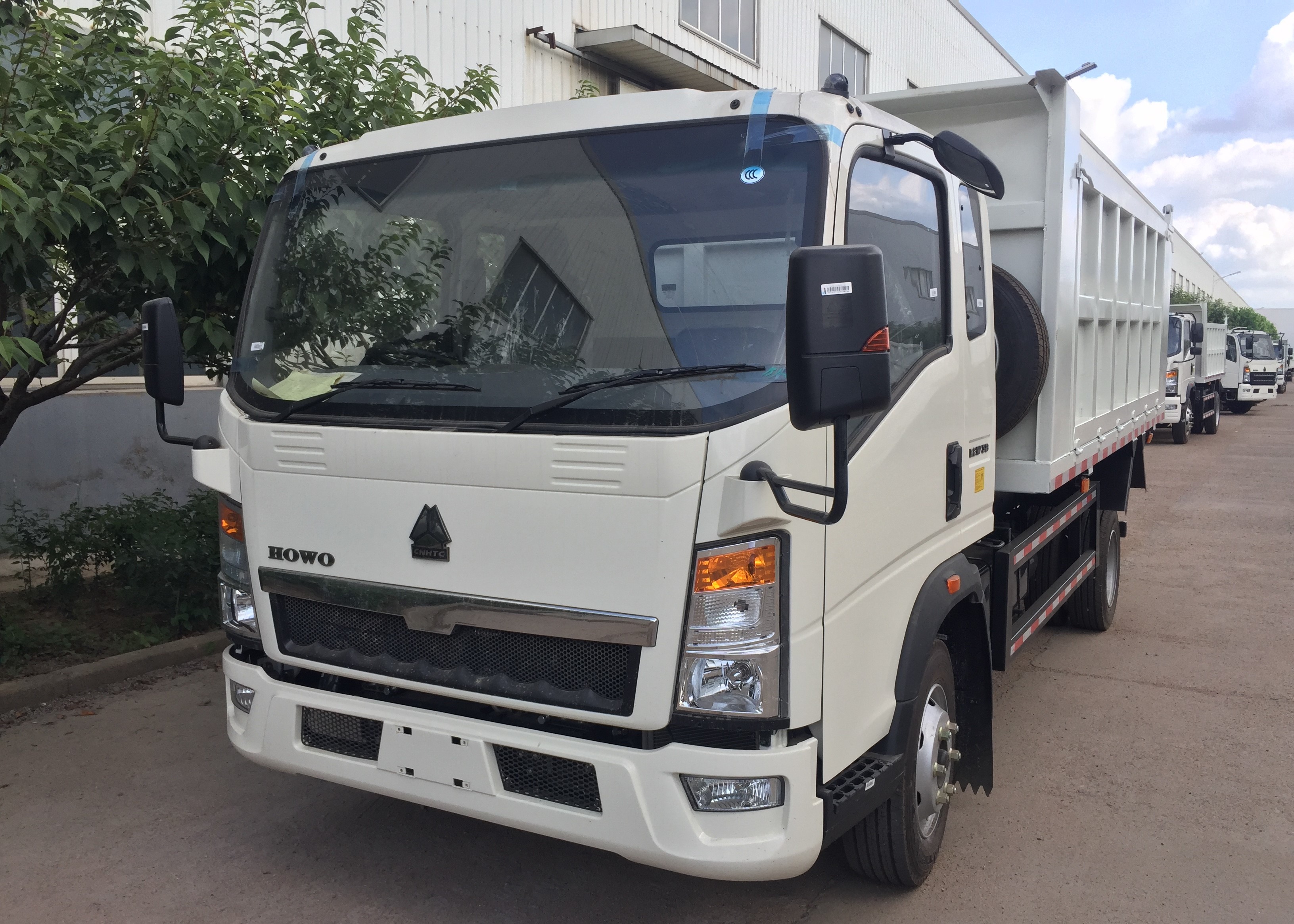 Stable Performance HOWO 4X2 Light Duty Dump Truck 116HP