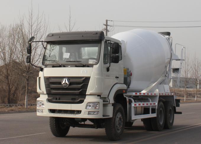 mobile Concrete Mixer Truck with pump , 10 CBM Trailer Concrete Mixer