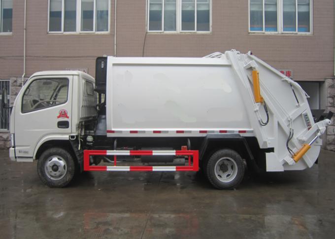 Compact Garbage Collection Truck 6cbm For Non - Toxic Waste Transportation