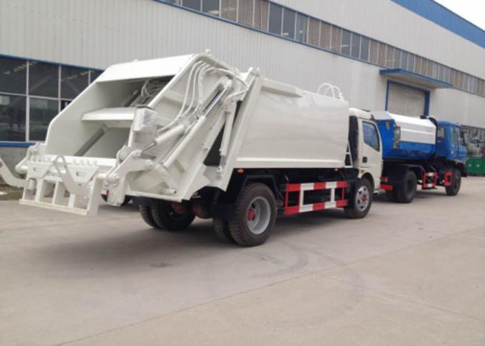 Big Loading Capacity Solid Waste Management Trucks With Collection Box