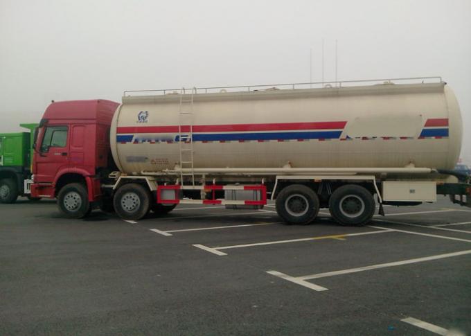 Semi Bulk Cement Truck With 4 Stroke Electronic Fuel Injection Diesel ...