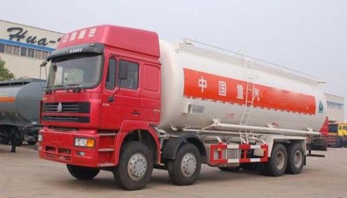 Bulk Cement Tank Truck / Dry Bulk Trucking Transportation Vehicle 371HP ...