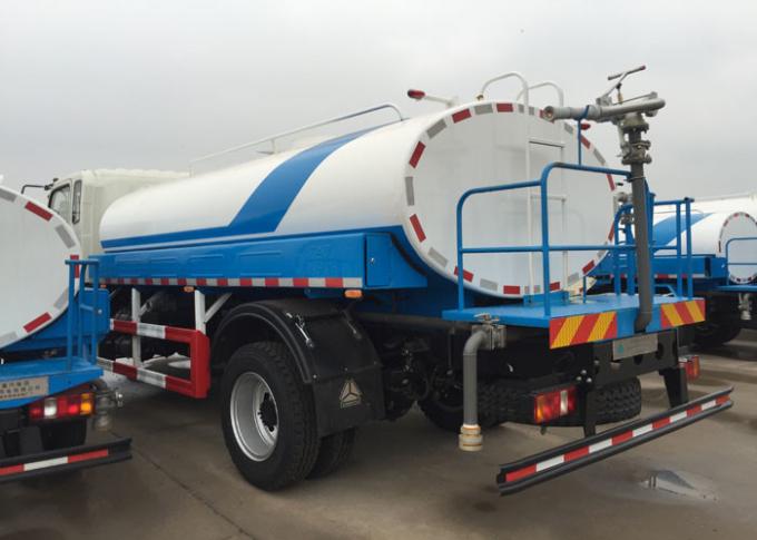 SINOTRUK HOWO Construction Water Tank Truck 10CBM With 360 Degree ...
