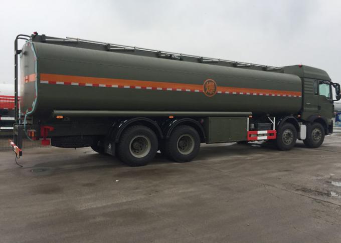 HOWO Stainless Steel 8X4 Petroleum Oil Storage Tank Fuel Delivery Truck ...